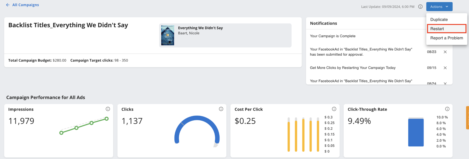 Extending, Restarting, and Duplicating Campaigns and Ads – Ingram ...